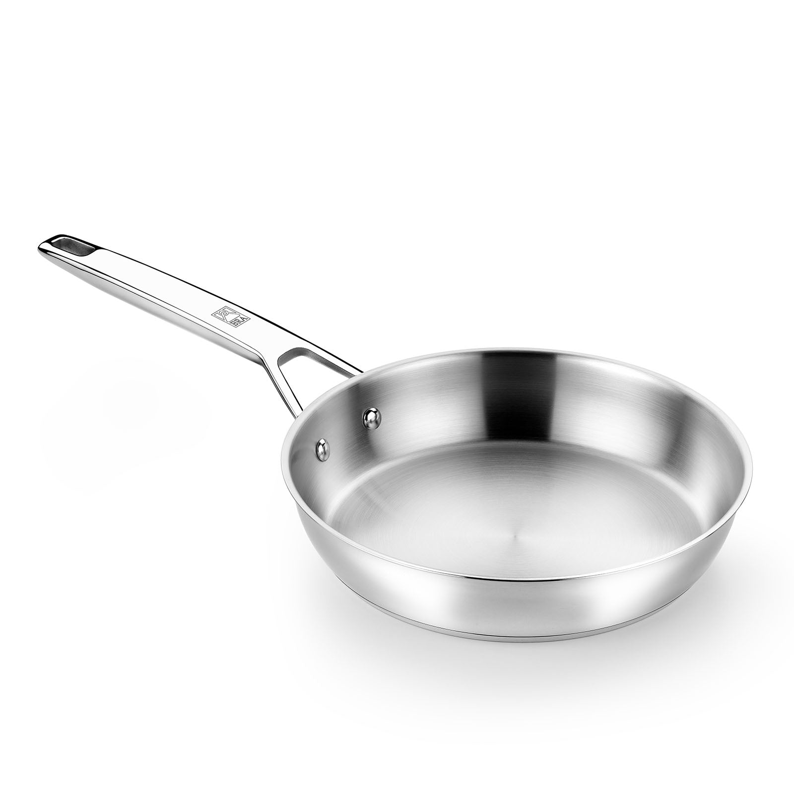 BRA Signature - Sartén 24 cm en Acero Inoxidable con Triple Fondo Difu ...